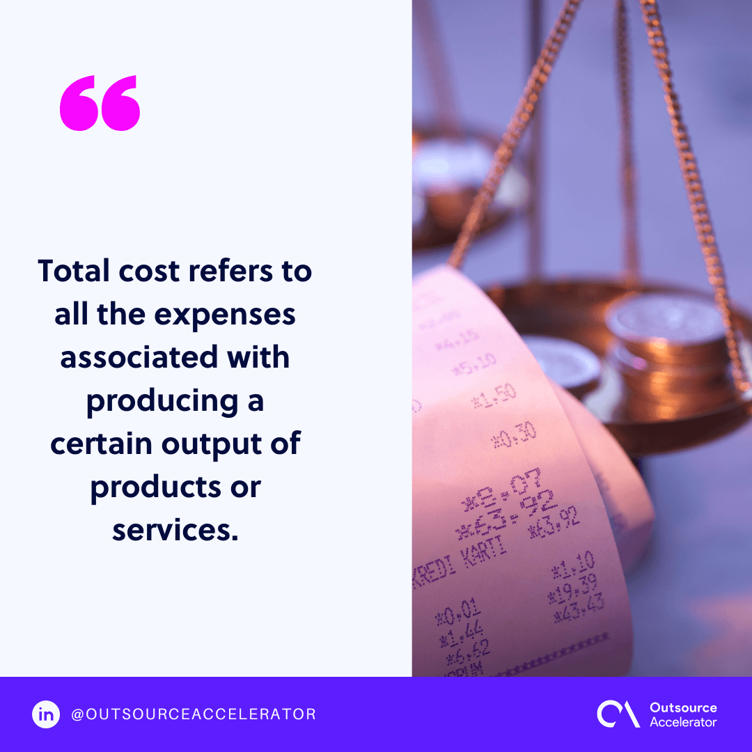 Total cost | Outsourcing Glossary | Outsource Accelerator