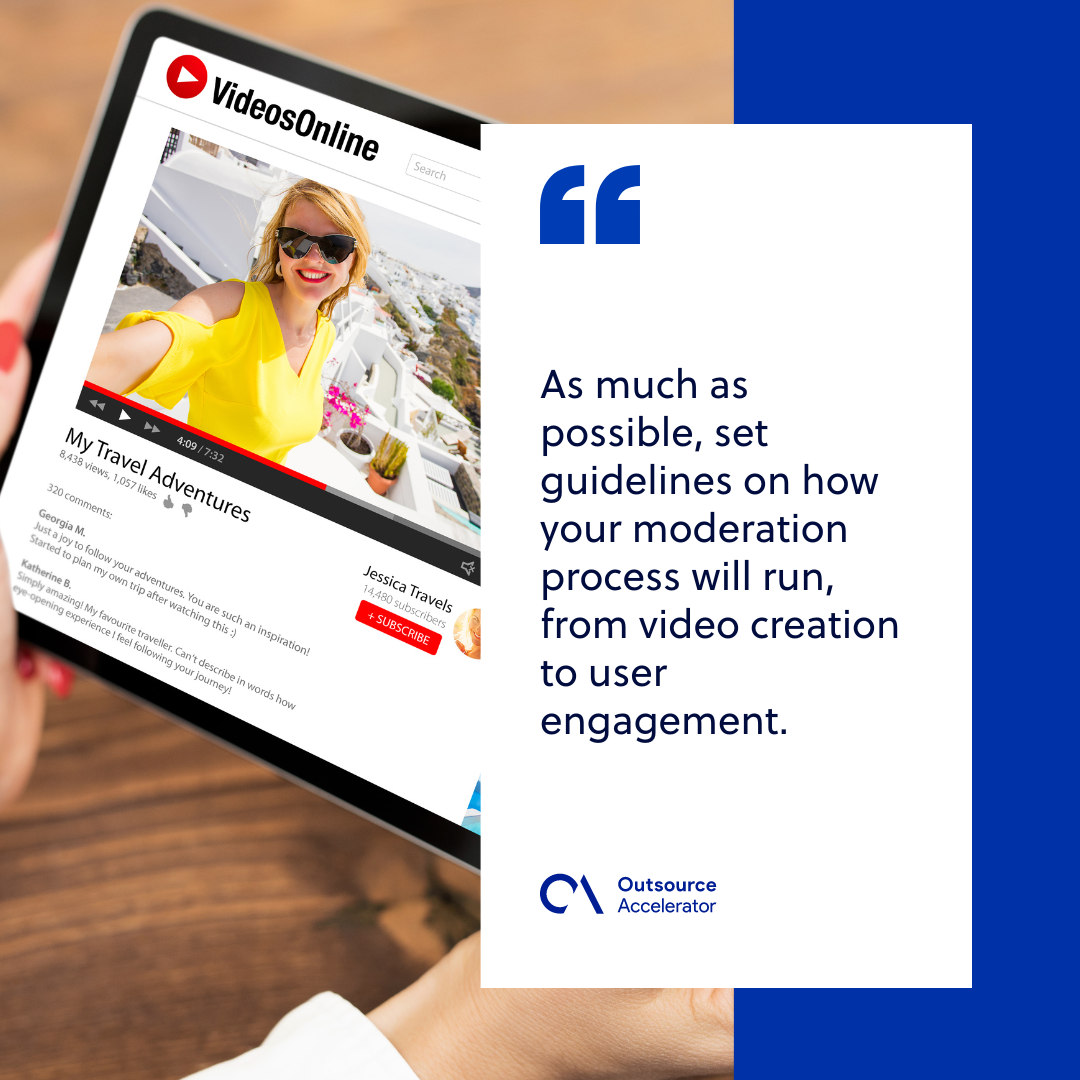 A quick overview of YouTube moderation | Outsource Accelerator