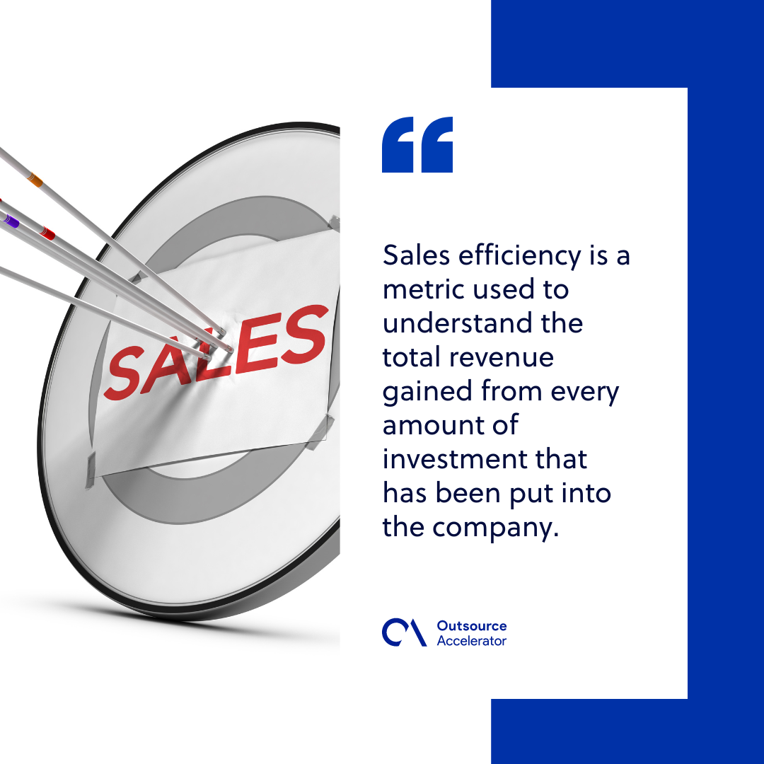 Why sales efficiency should be your #1 priority | Outsource Accelerator