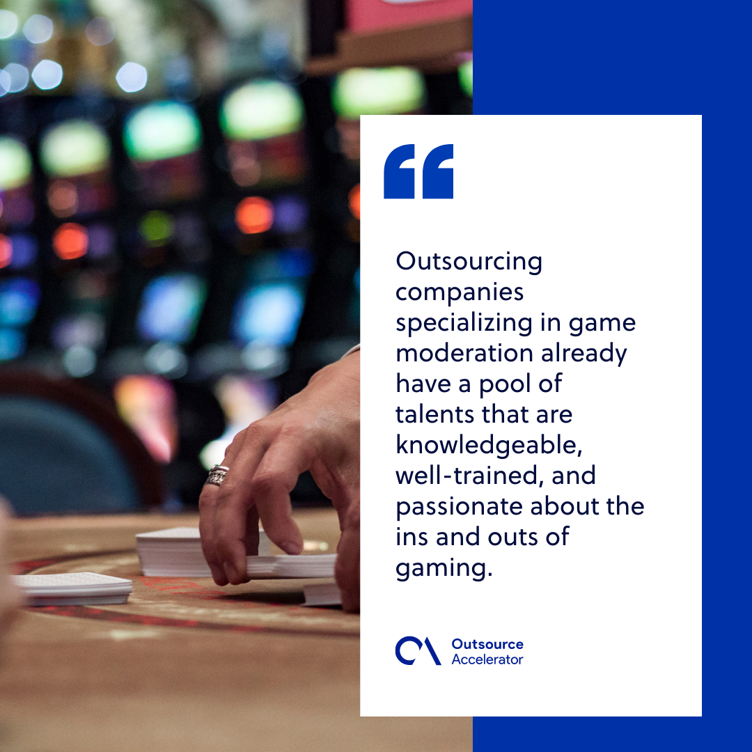 Why you should outsource game moderators | Outsource Accelerator