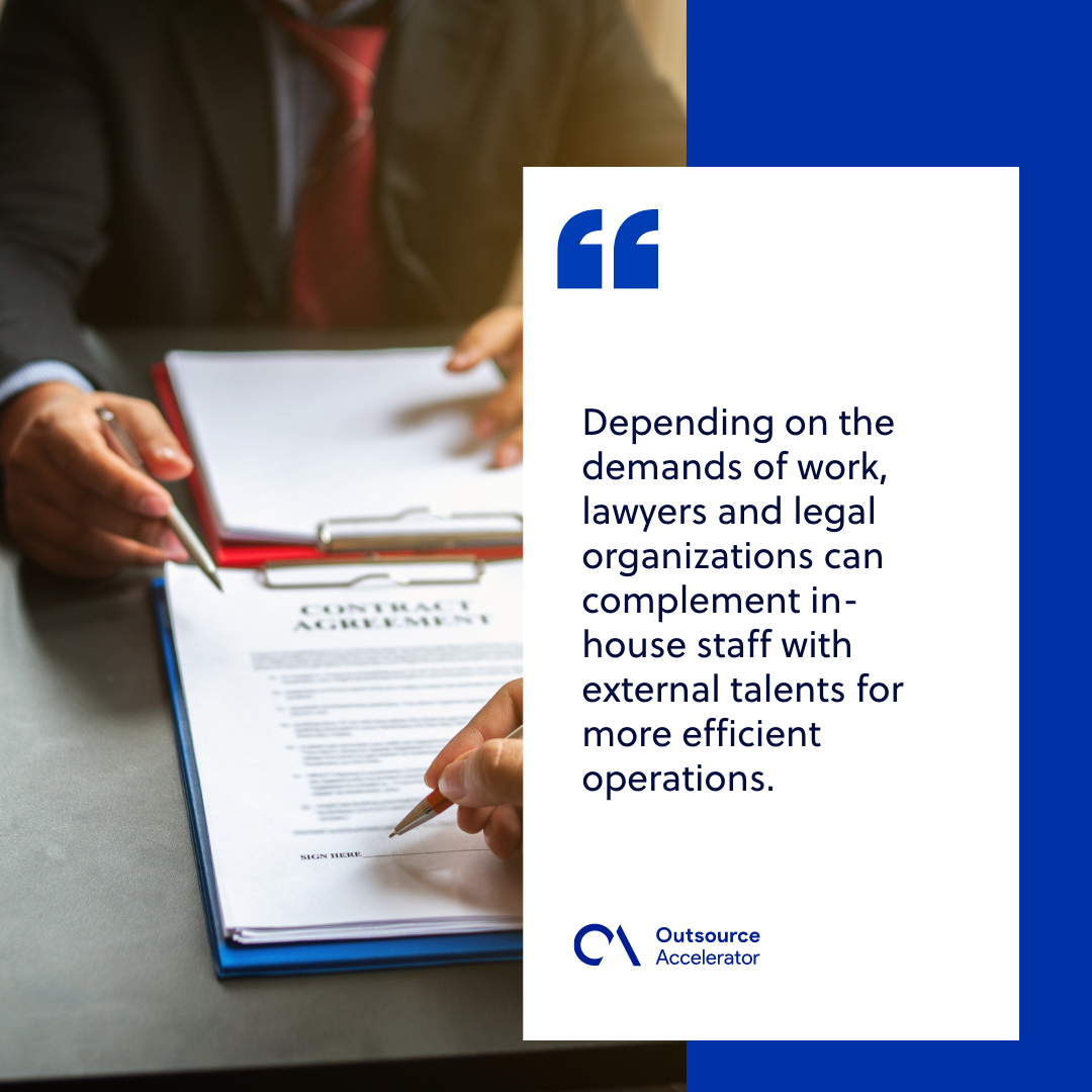 Legal outsourcing | Outsourcing Glossary | Outsource Accelerator