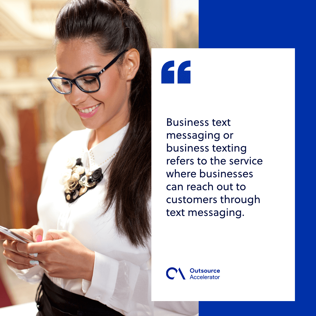 The (unnoticed) benefits and examples of business texting | Outsource ...