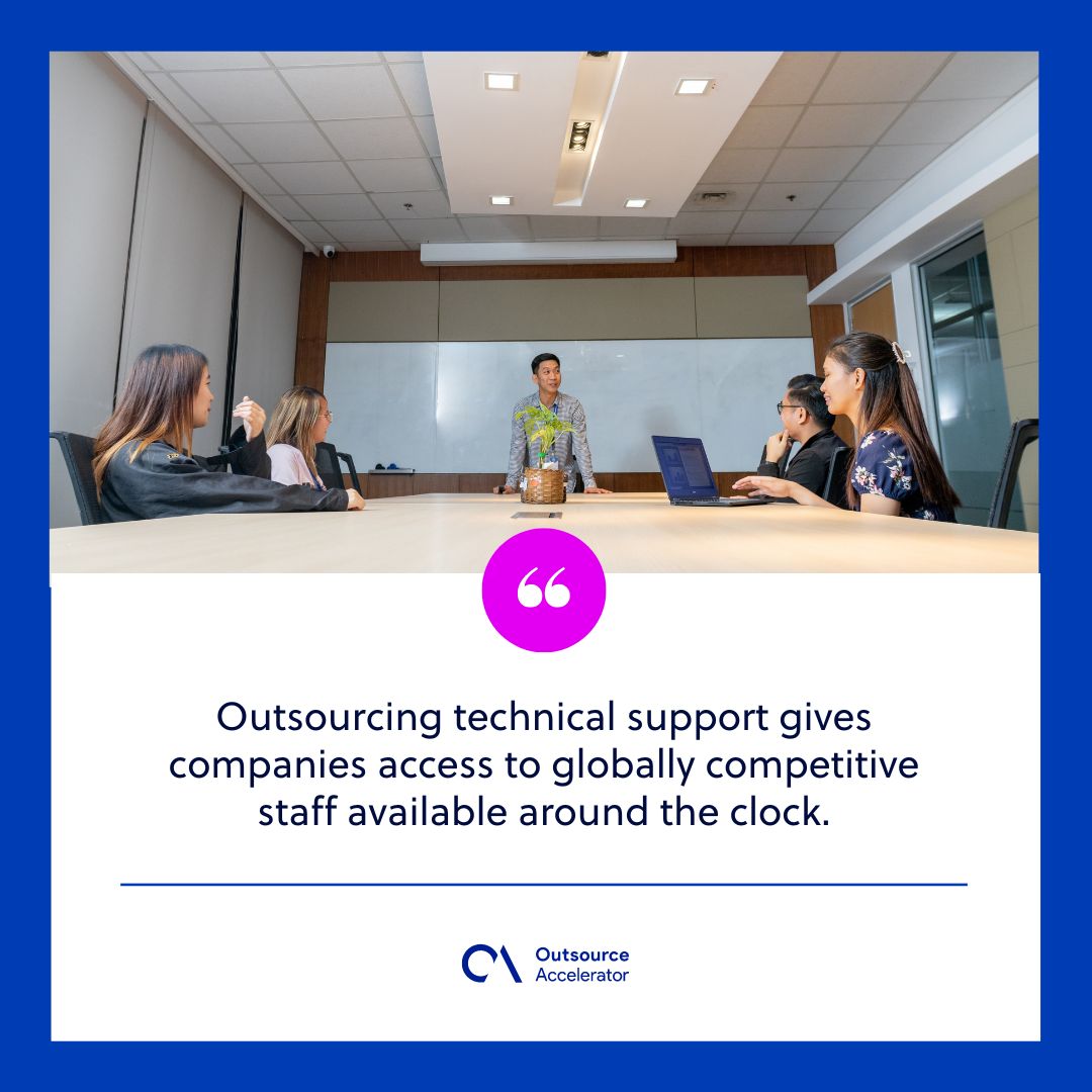 How technical support outsourcing benefits businesses | Outsource Accelerator