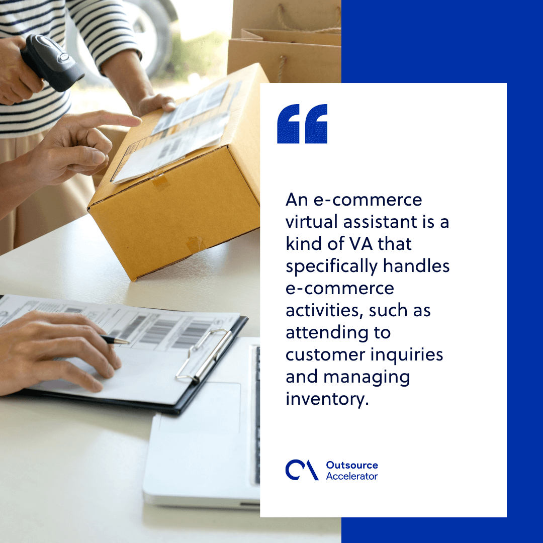 E-commerce virtual assistant | Outsourcing Glossary | Outsource Accelerator