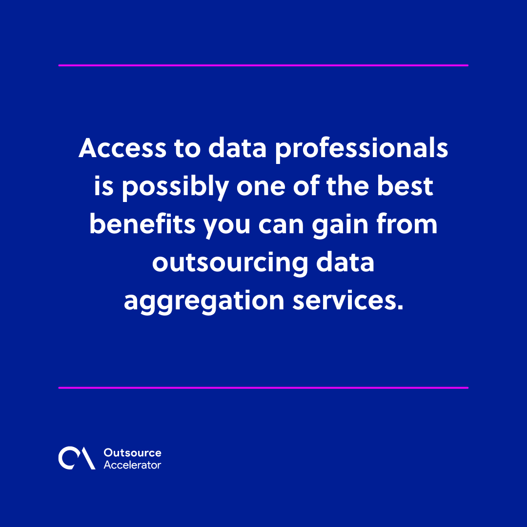 Data aggregation services: Definition and outsourcing benefits ...