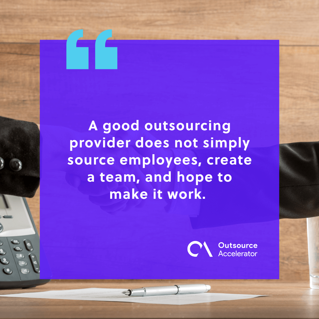 Signs of a good outsourcing partner | Outsource Accelerator