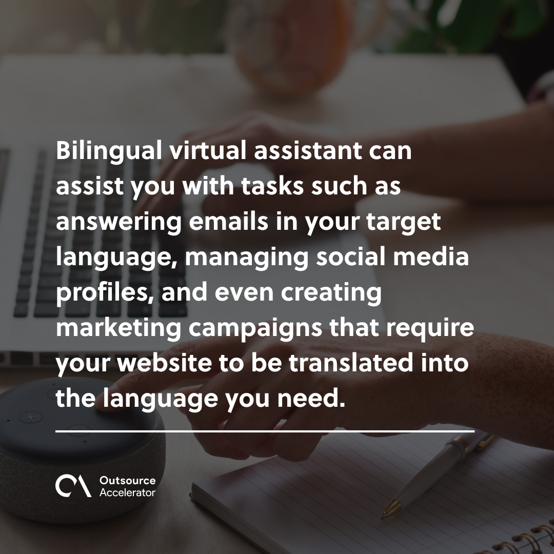 Hire bilingual virtual assistants working in the same time zone as you ...