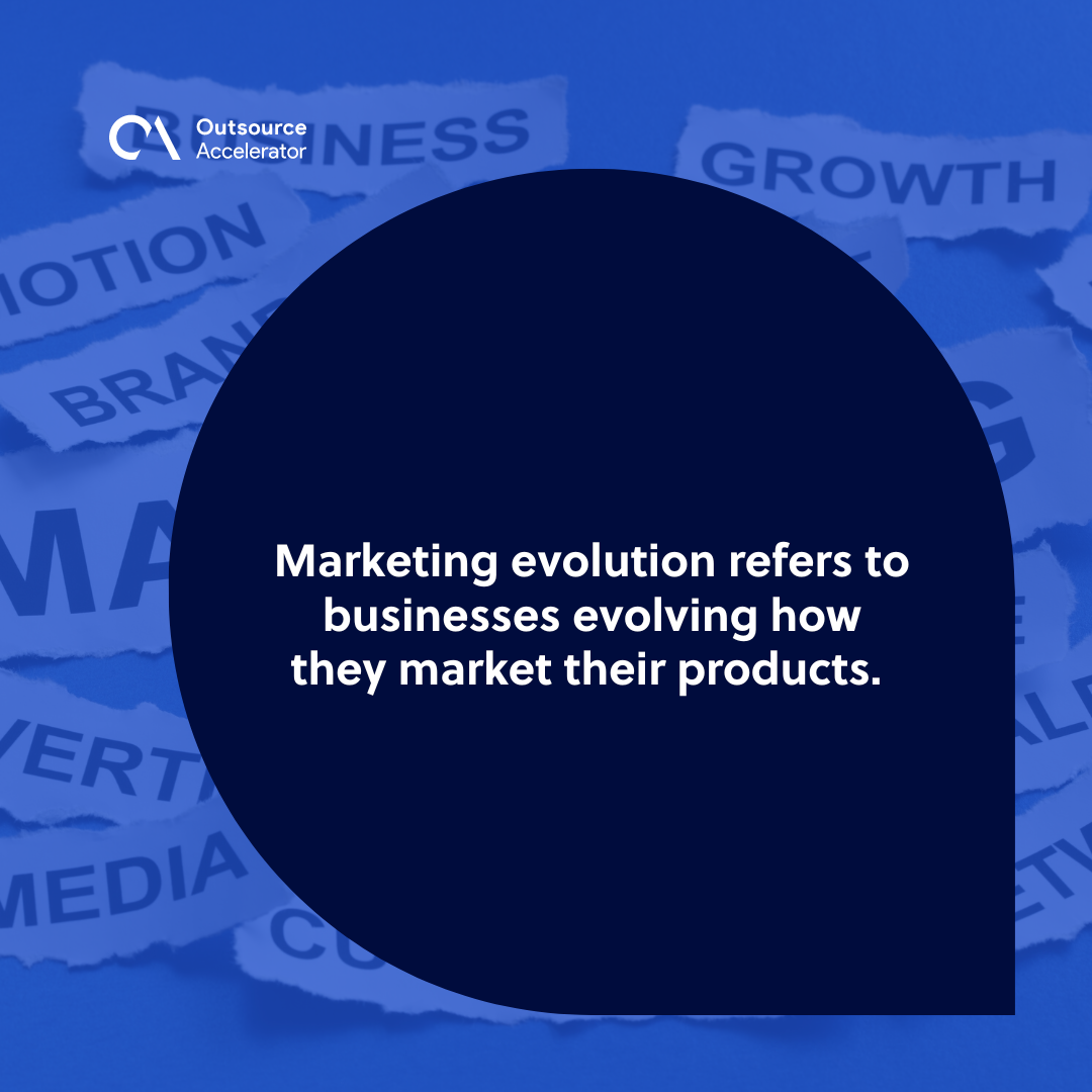 An overview of marketing evolution | Outsource Accelerator