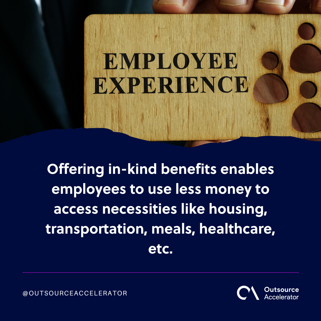 5 Notable advantages of in-kind benefits | Outsource Accelerator