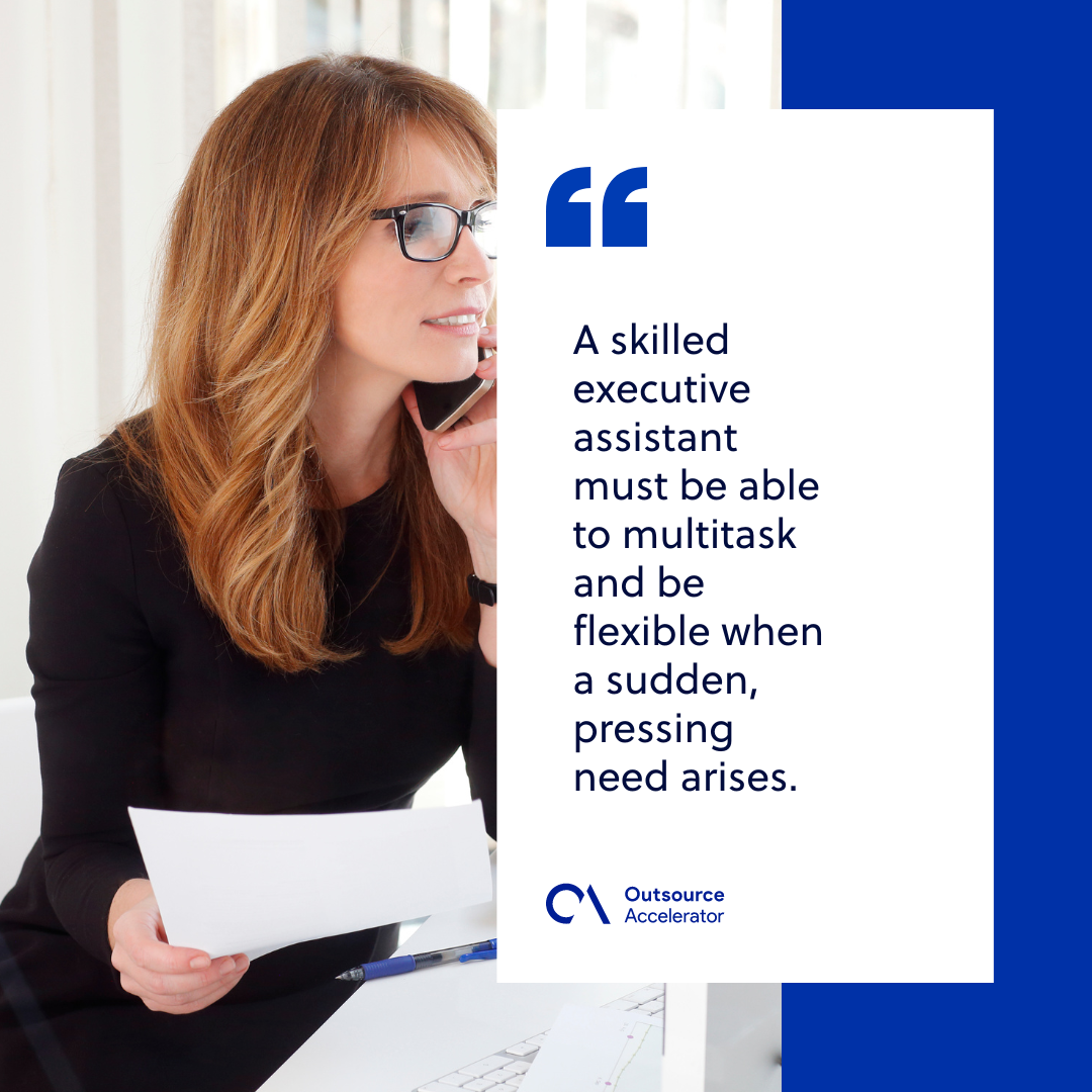 Top five skills to look for in an executive assistant | Outsource ...