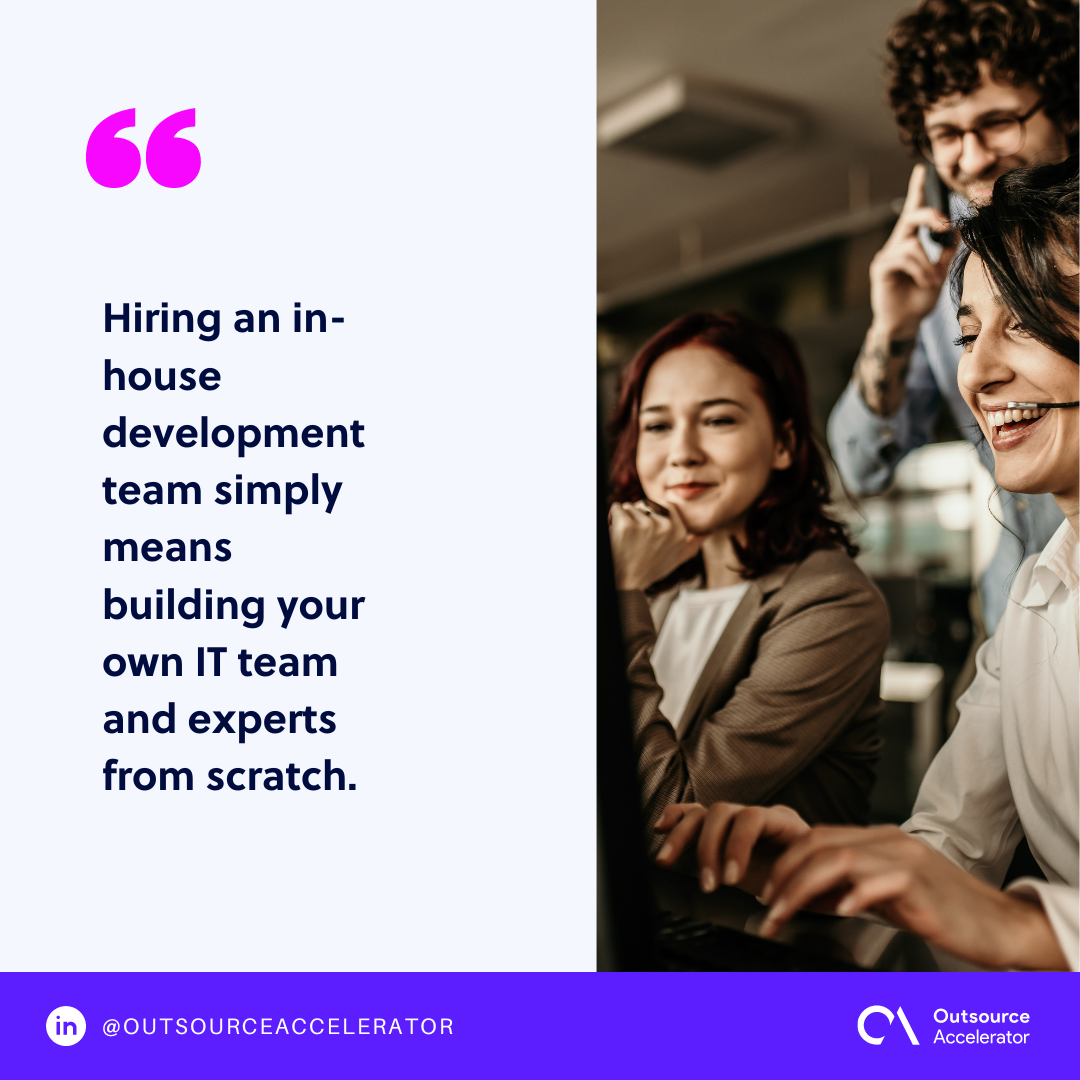 In-house development vs outsourcing: Which should you invest in ...