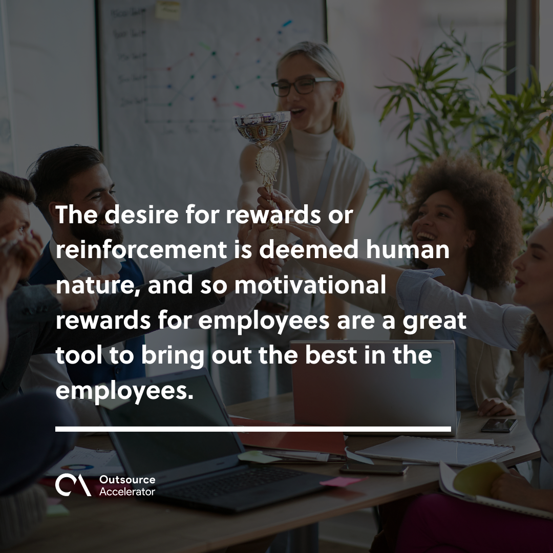Implementing motivational rewards for employees | Outsource Accelerator