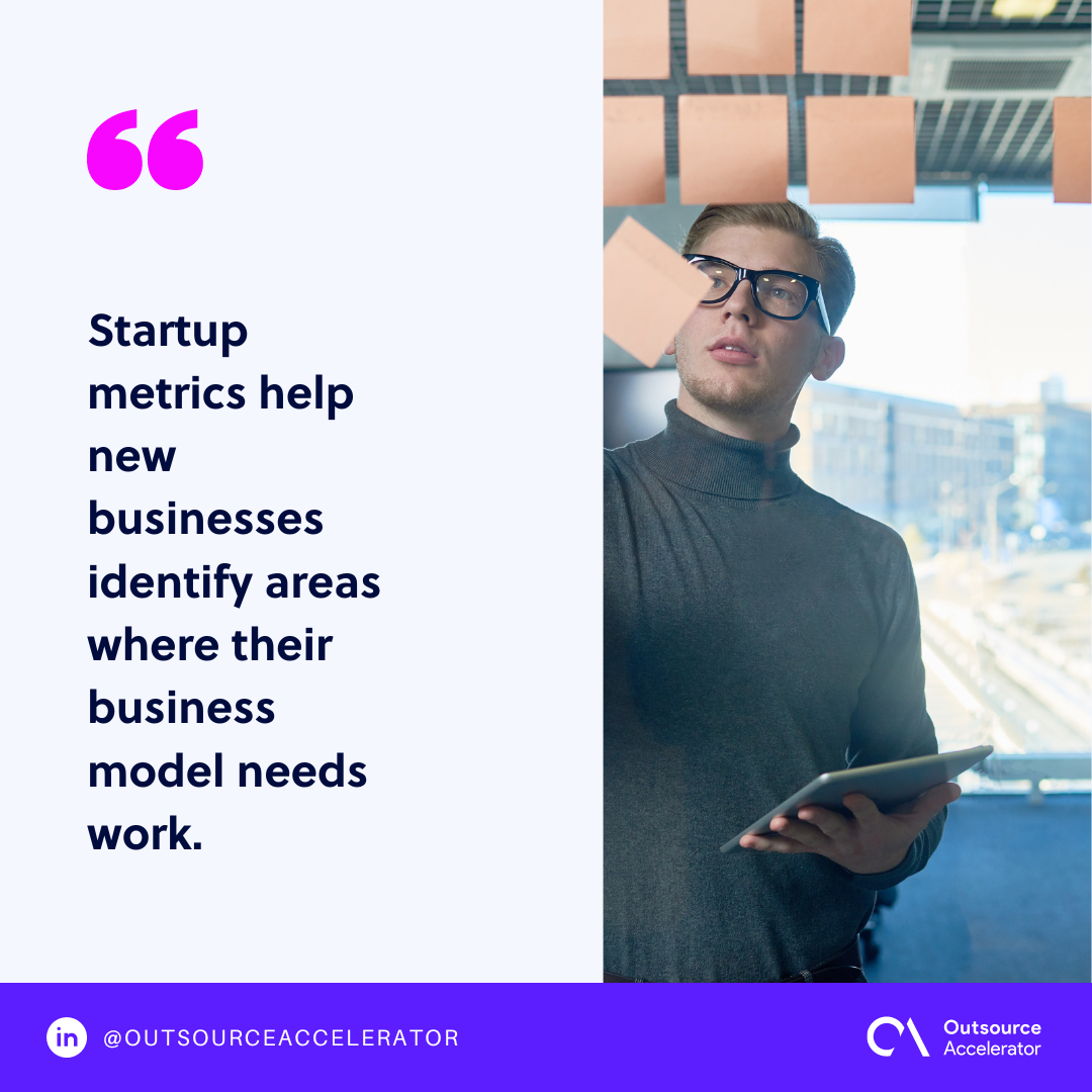 Key startup metrics for businesses | Outsource Accelerator