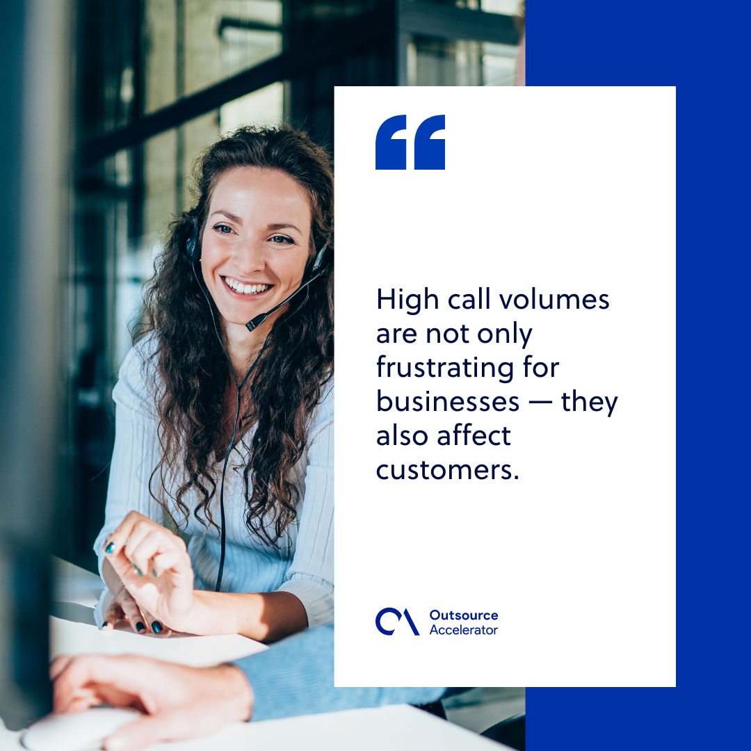 6 ways to effectively manage high call volume | Outsource Accelerator