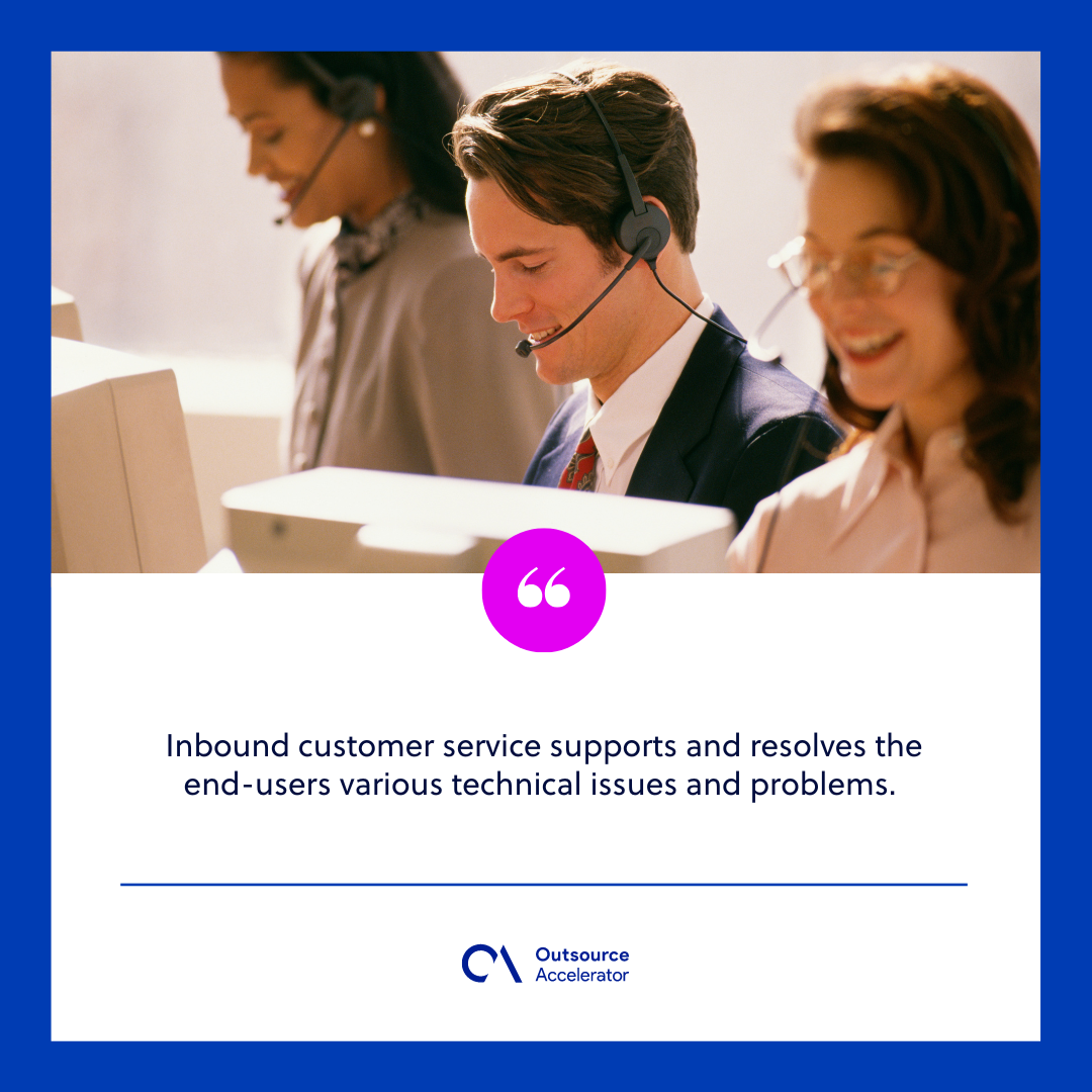 What differentiates outbound customer service from inbound customer ...