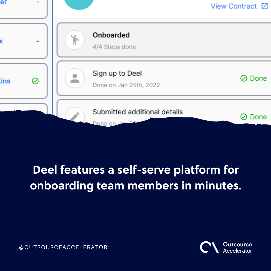 Deel vs. Competitors: Features and prices comparison | Outsource Accelerator