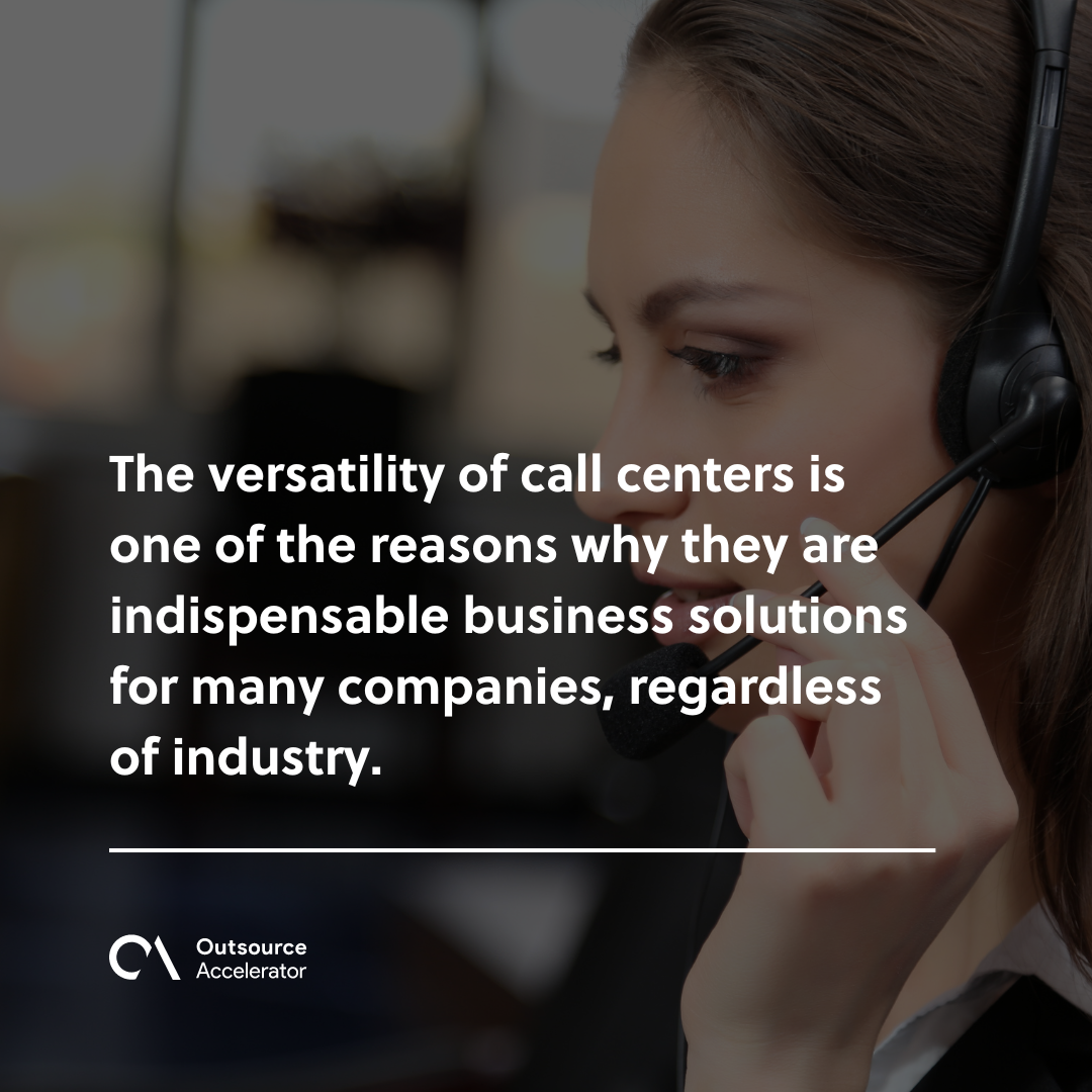 Types of call centers: Which is best for you? | Outsource Accelerator
