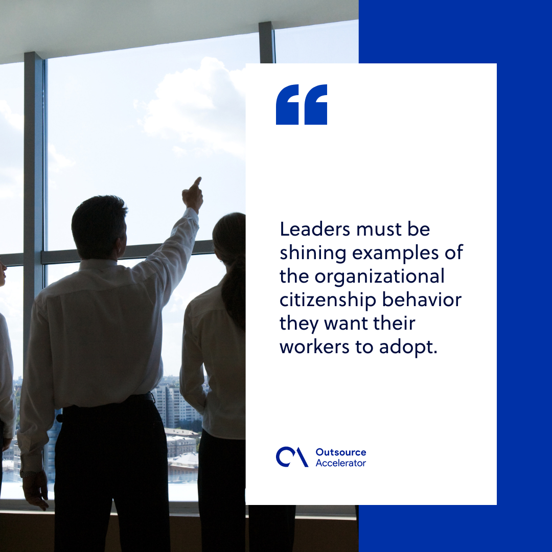 Organizational citizenship behavior: Definition, types, and best practices | Outsource Accelerator