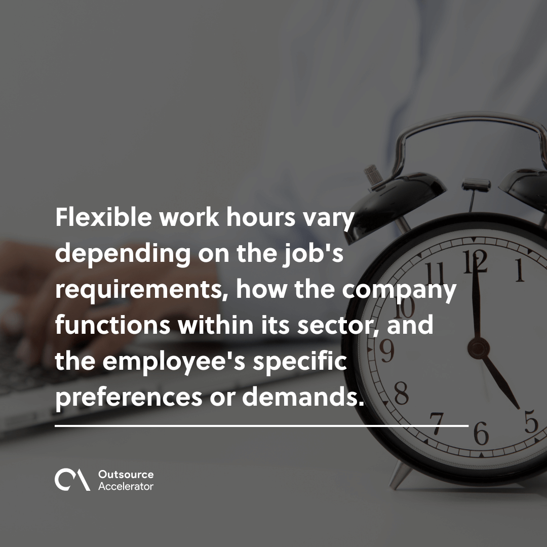 Flexible work hours: 5 ways it improves productivity | Outsource ...