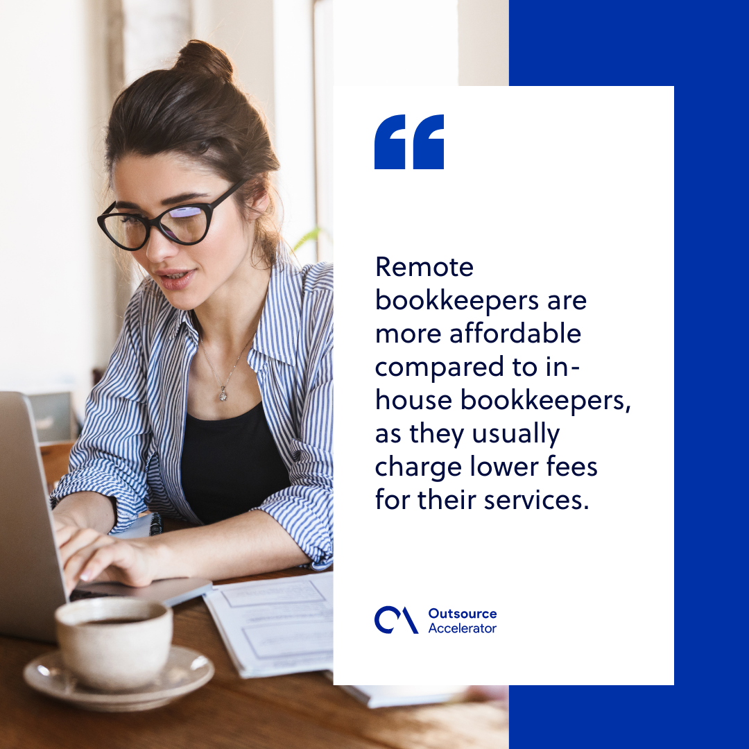4 key advantages of employing remote bookkeepers | Outsource Accelerator