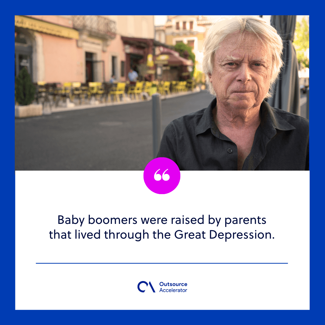 The baby boomer work ethic: Traits and comparisons | Outsource Accelerator