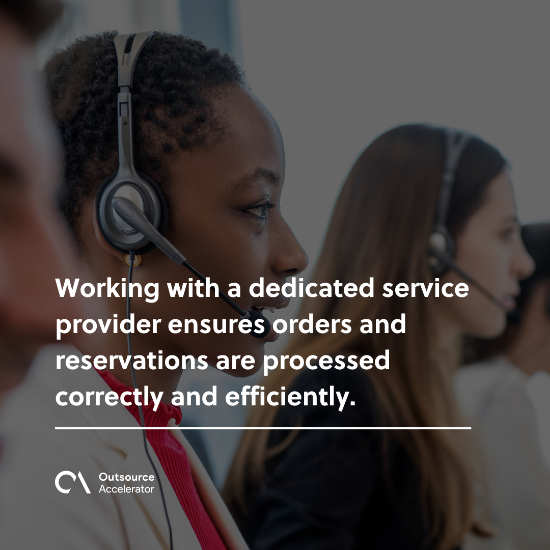 Outsourcing booking and order-taking services: A comprehensive guide | Outsource Accelerator