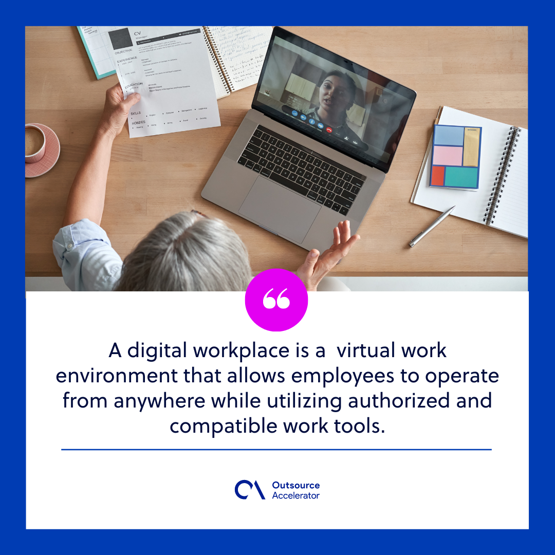 Pros and cons of a digital workplace | Outsource Accelerator