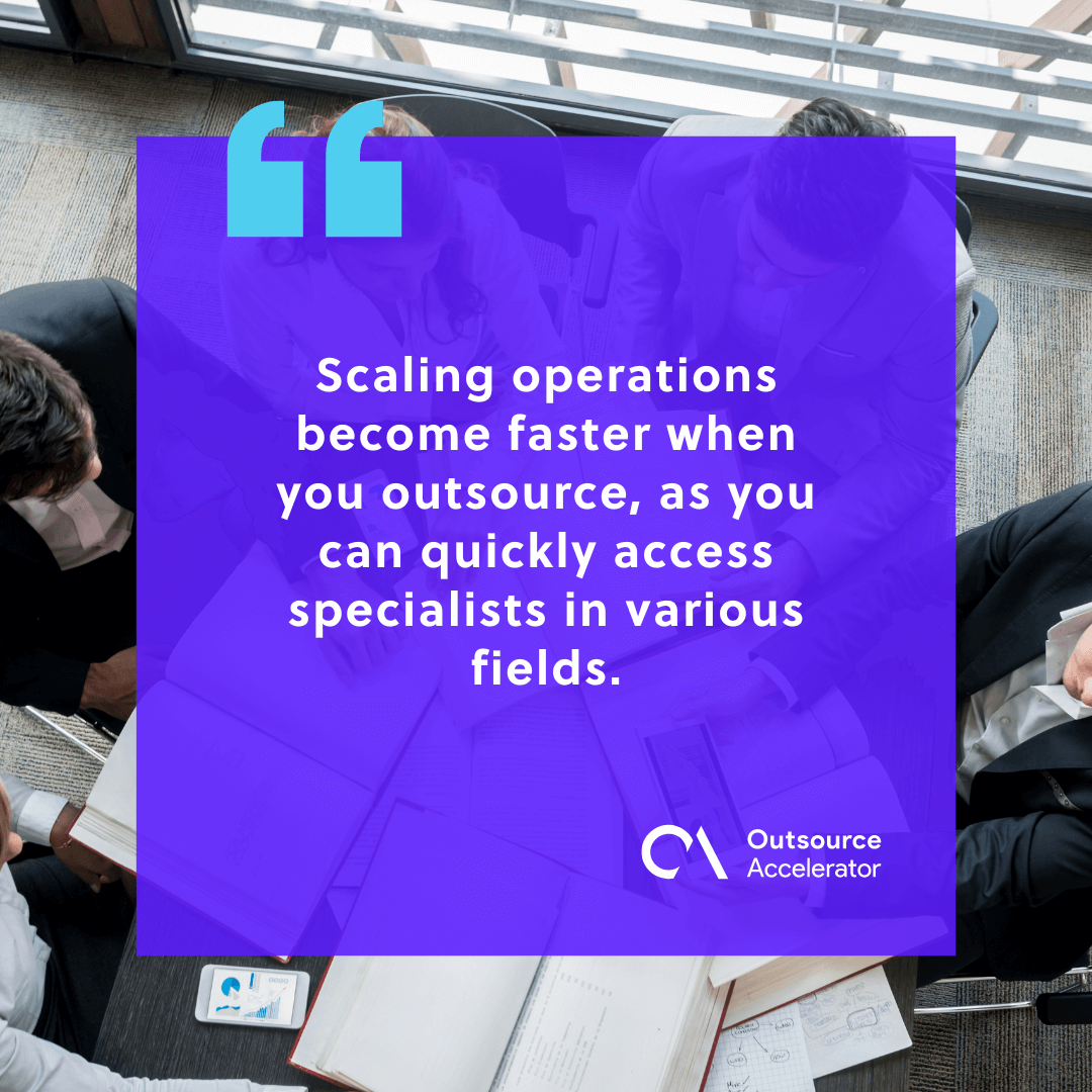 Scaling operations through outsourcing | Outsource Accelerator