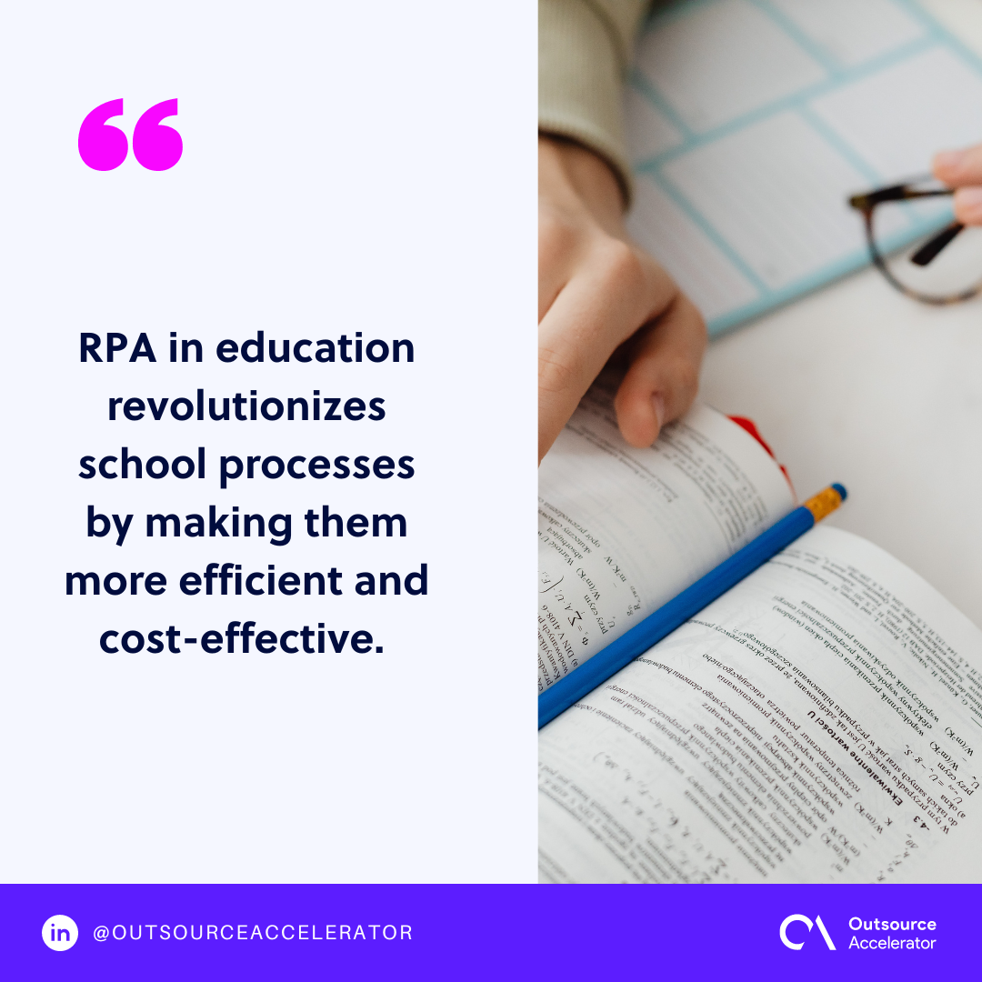 Robotic process automation in education | Outsource Accelerator
