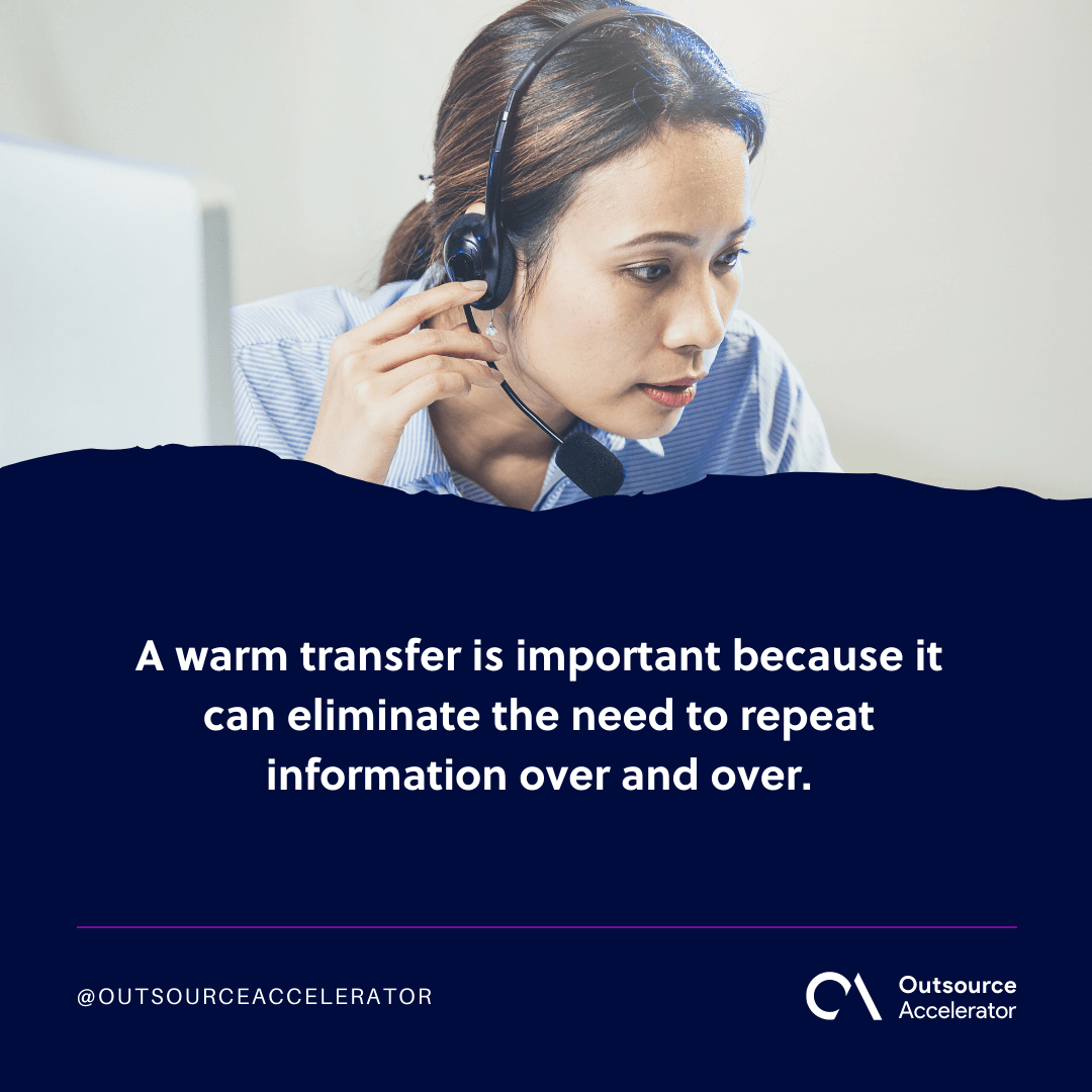 The do’s and don’ts of warm transfer | Outsource Accelerator