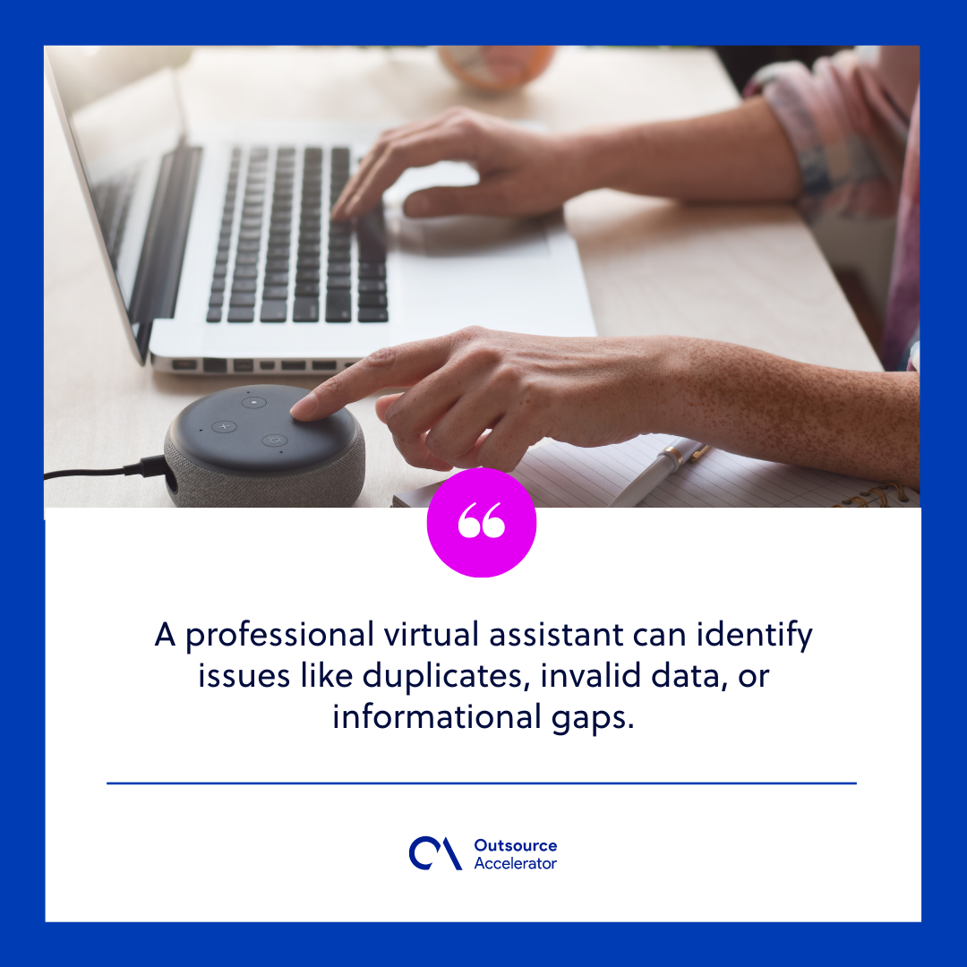 Streamline your customer data with a CRM data entry VA | Outsource Accelerator