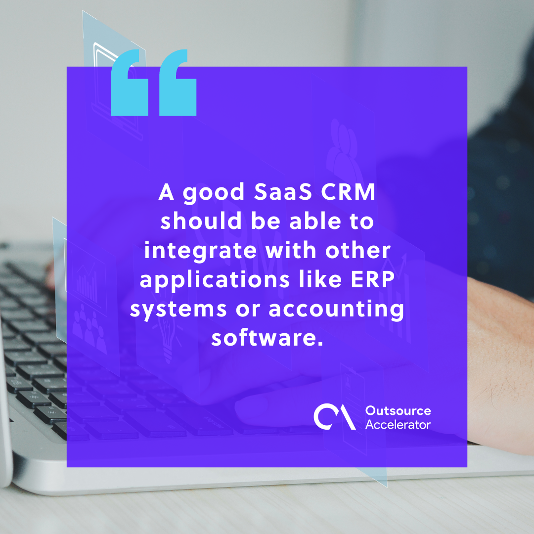 SaaS CRM: Features and benefits for modern business | Outsource Accelerator