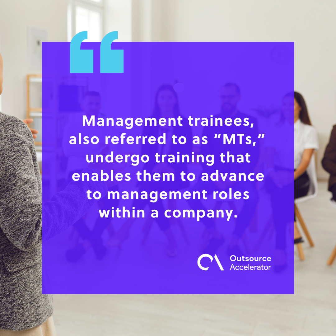 What is a management trainee? | Outsource Accelerator