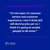 How using AI in customer service boosts CX | Outsource Accelerator