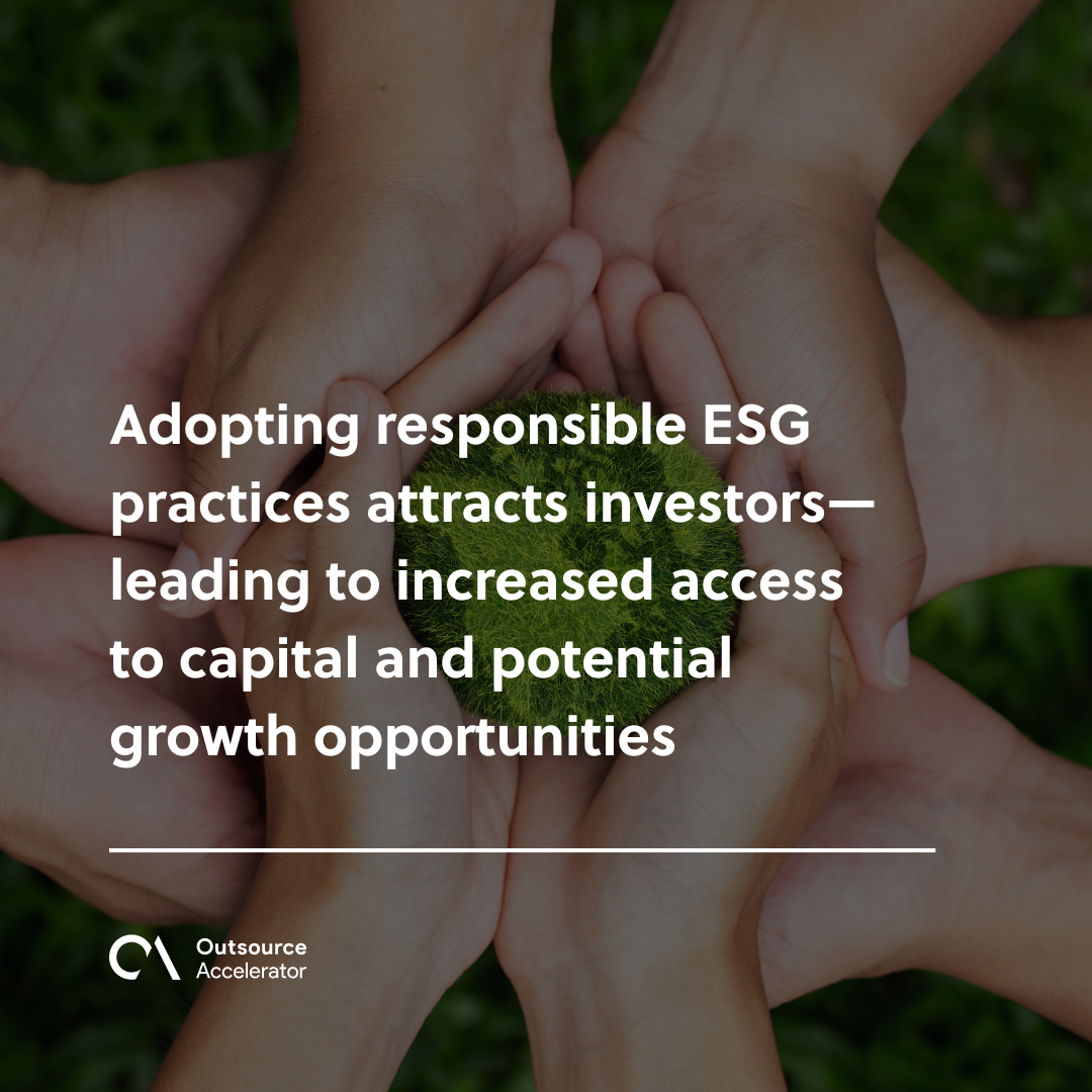 ESG compliance: Introduction, benefits, and implementation | Outsource ...