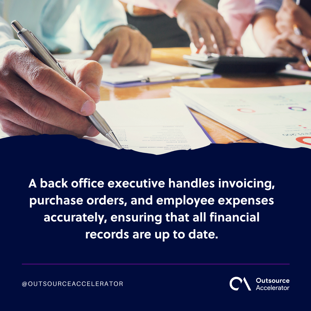 How a back office executive advances your operations | Outsource ...