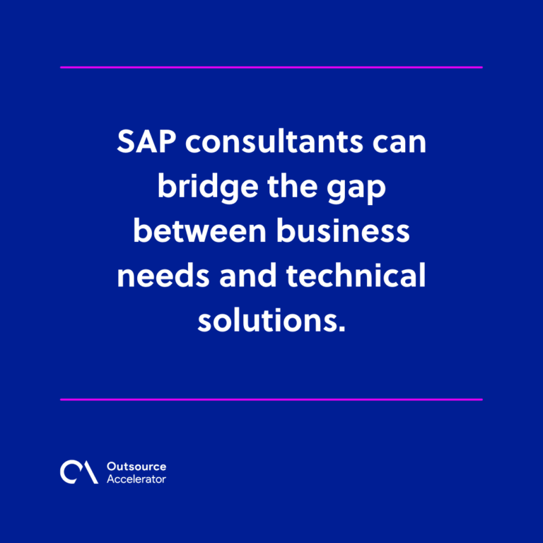 Why you need a SAP consultant for your business ventures | Outsource ...