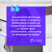 Constructive discharge: Definition, legal requirements, and scenarios ...
