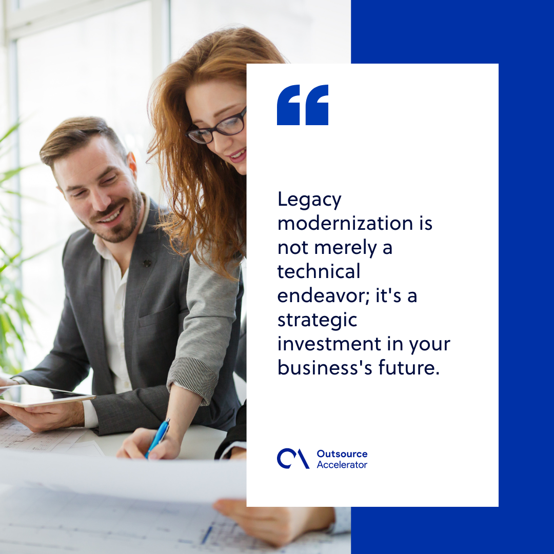 Your 6-step guide to legacy modernization | Outsource Accelerator