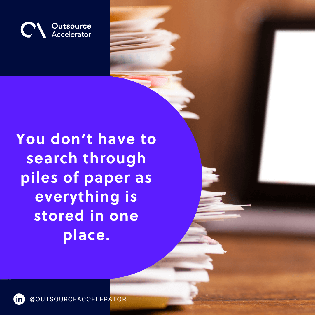 Pros and cons of a digital document | Outsource Accelerator