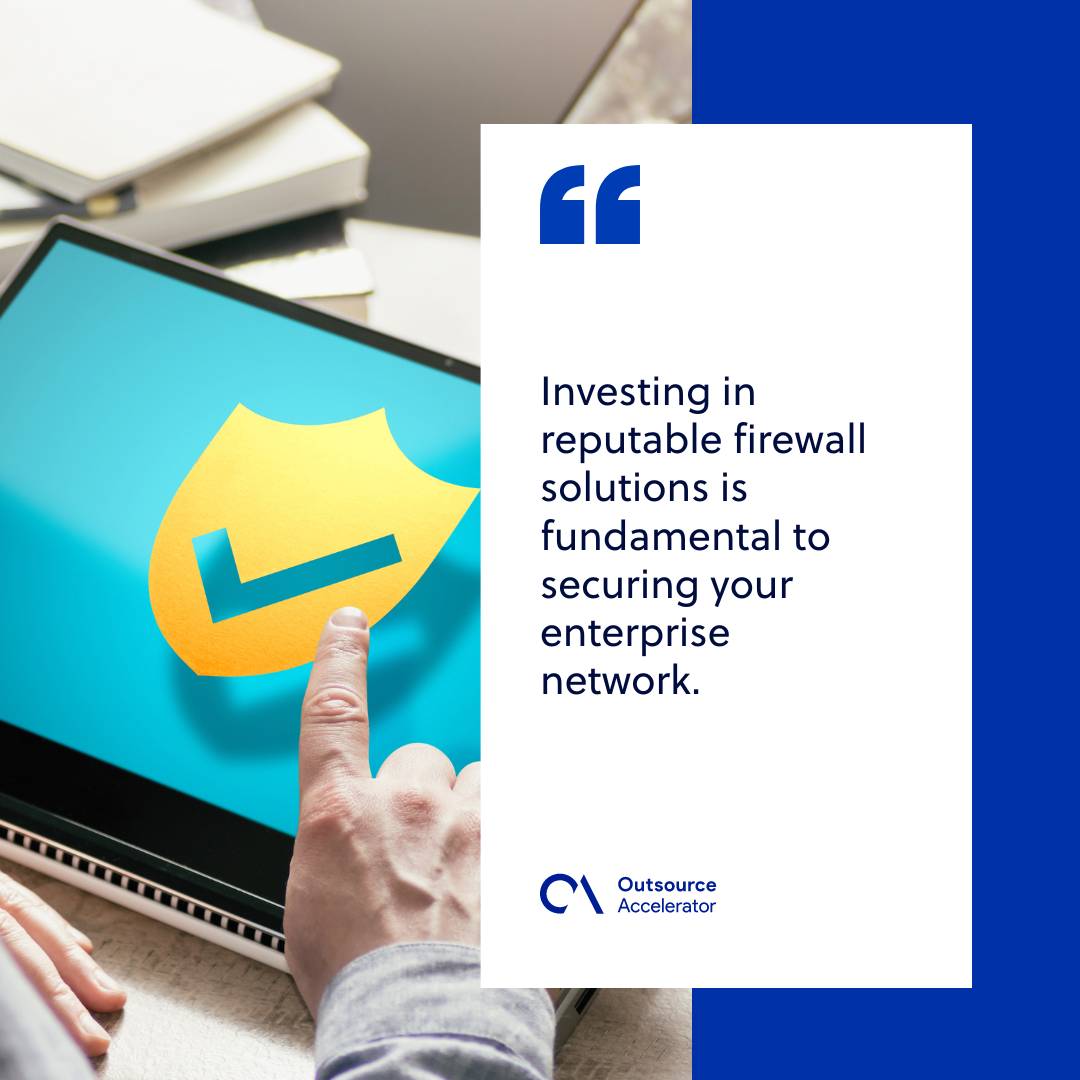 Digital ramparts: An in-depth guide to enterprise firewall | Outsource ...