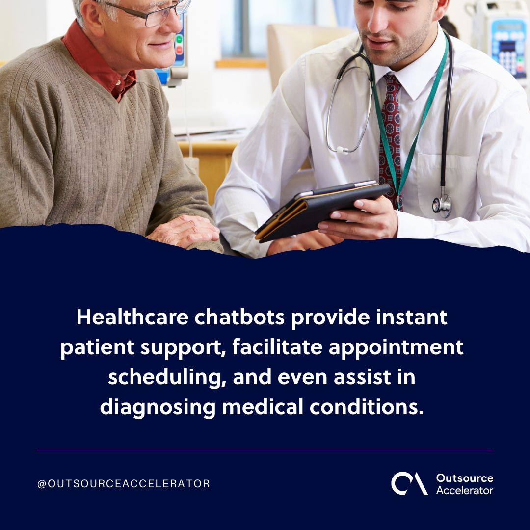 Healthcare chatbots: Definition, types, and integration | Outsource ...