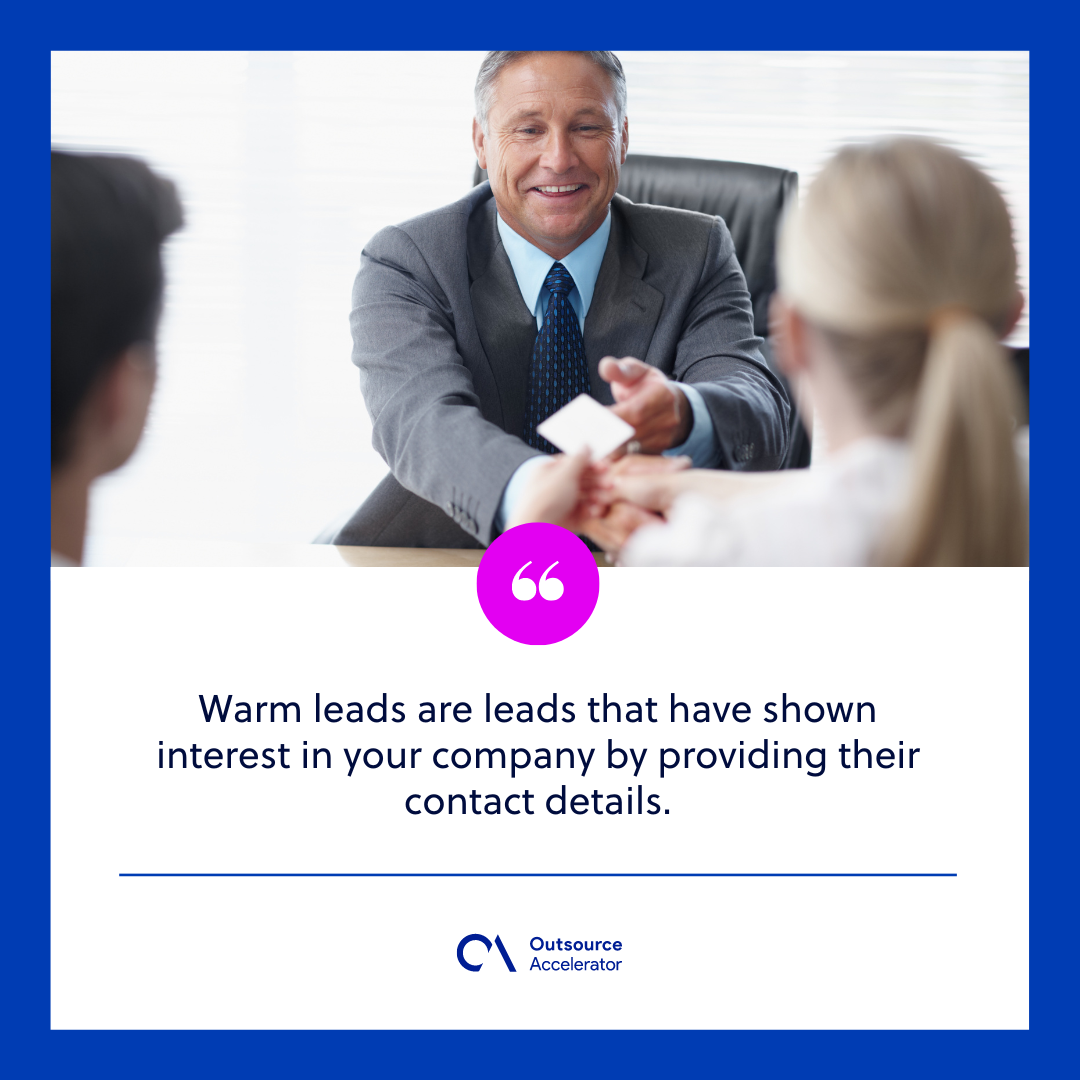 6 surefire ways to generate warm leads in 2024 | Outsource Accelerator