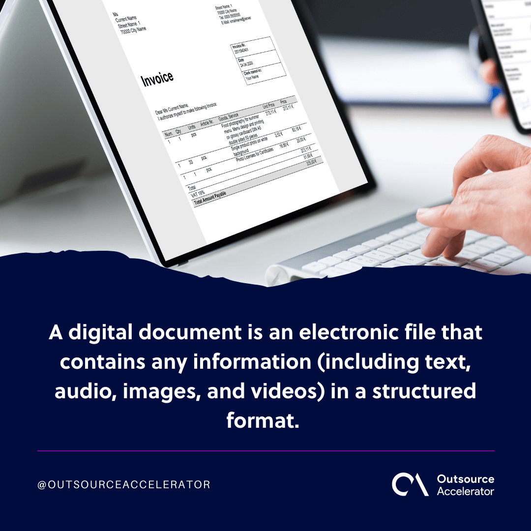 Pros and cons of a digital document | Outsource Accelerator