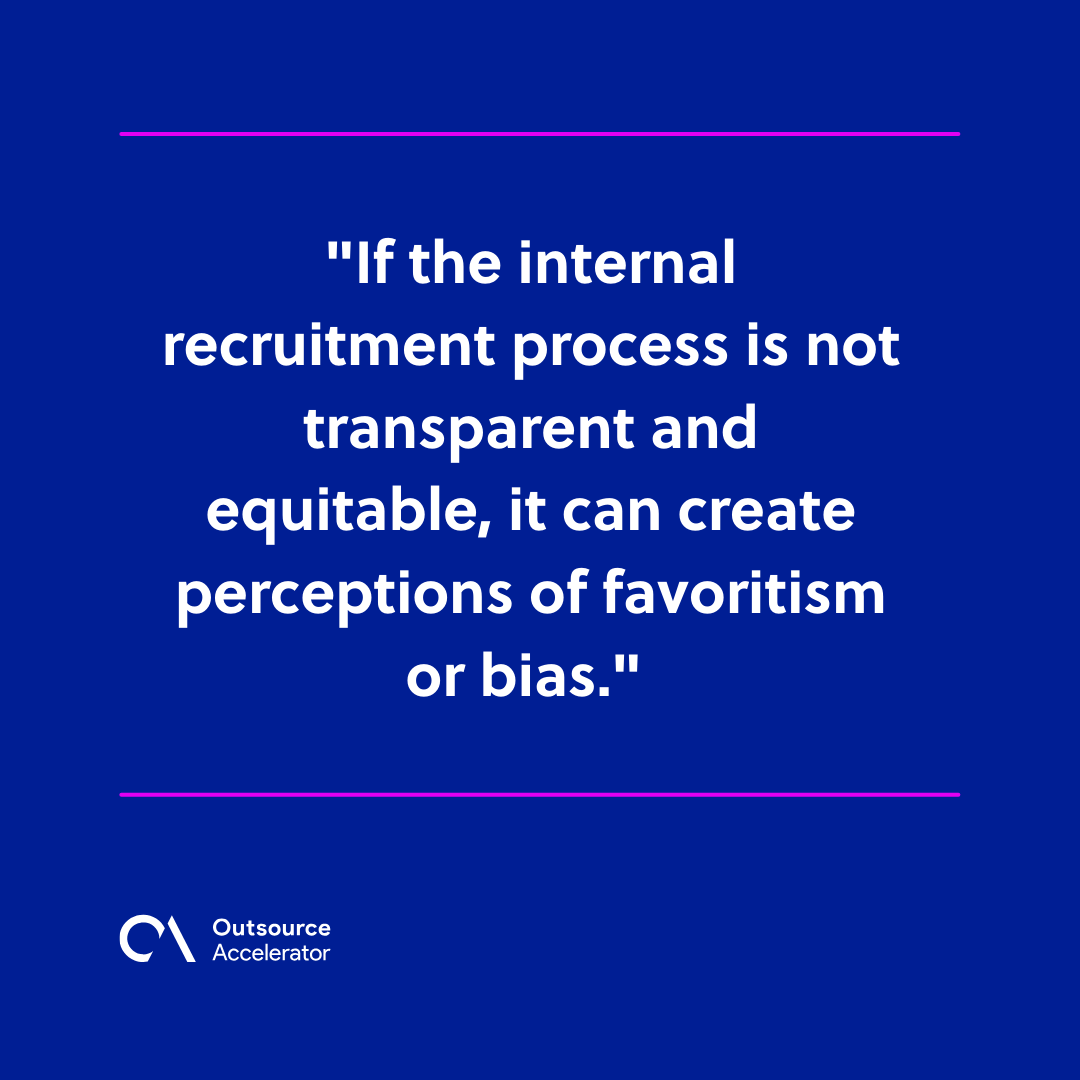 What is internal recruitment and how does it work? | Outsource Accelerator