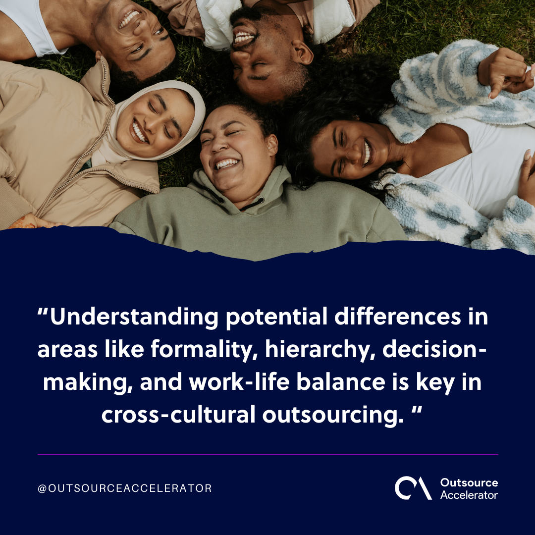 Overcoming cultural differences in outsourcing