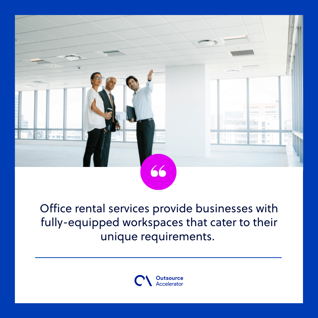 10 benefits of Booth's office rental services | Outsource Accelerator