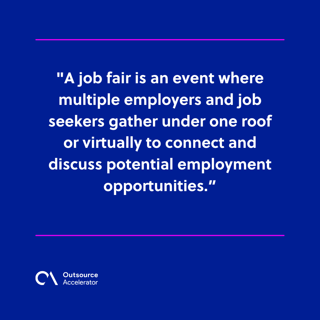 10 job fair tips to make you stand out | Outsource Accelerator