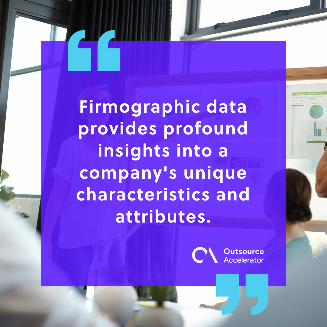 Firmographic data: Definition, types, and benefits | Outsource Accelerator