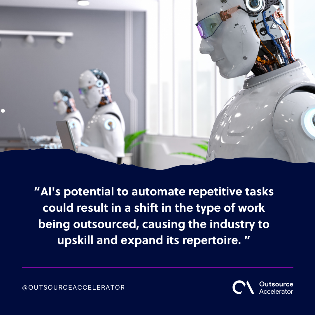 AI vs. Outsourcing's Battle Royale | Outsource Accelerator